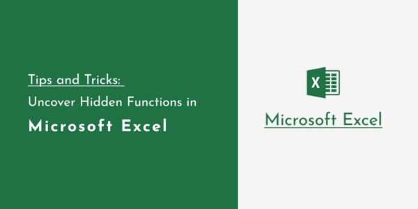 Tips and Tricks: Uncover Hidden Functions in Microsoft Excel - Indigo Software