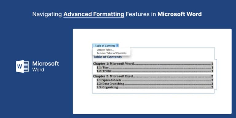 Navigating Advanced Formatting Features in Microsoft Word - Indigo Software