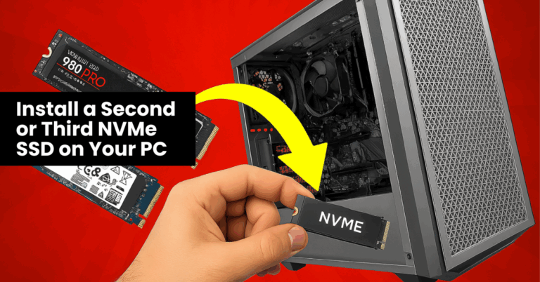 Adding Extra NVMe SSDs to Your Computer: A Simple Guide