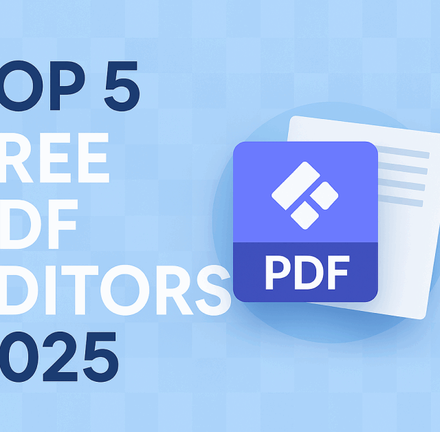 Top 5 Free PDF Editors for 2025 (No Watermarks or Limits)