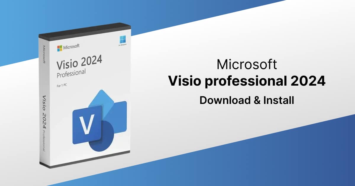 How to Install, & Activate MS Visio Professional 2024
