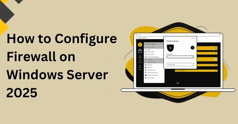 How to Configure Firewall on Windows Server 2025
