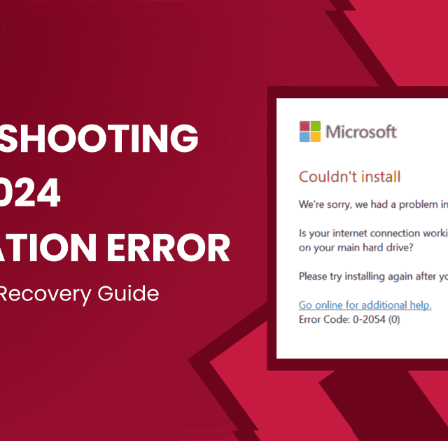Fix Office 2024 Installation Errors | - Indigo Software
