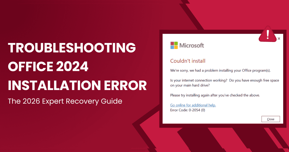 Fix Office 2024 Installation Errors | - Indigo Software